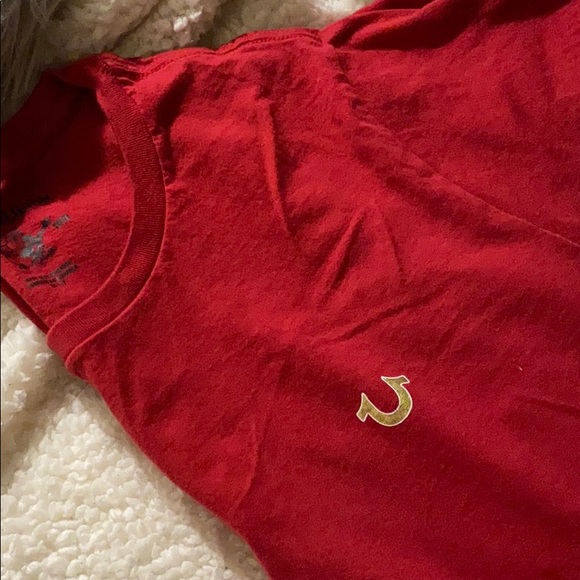 True Religion | Tops | True Religion Shirt Red | Poshmark